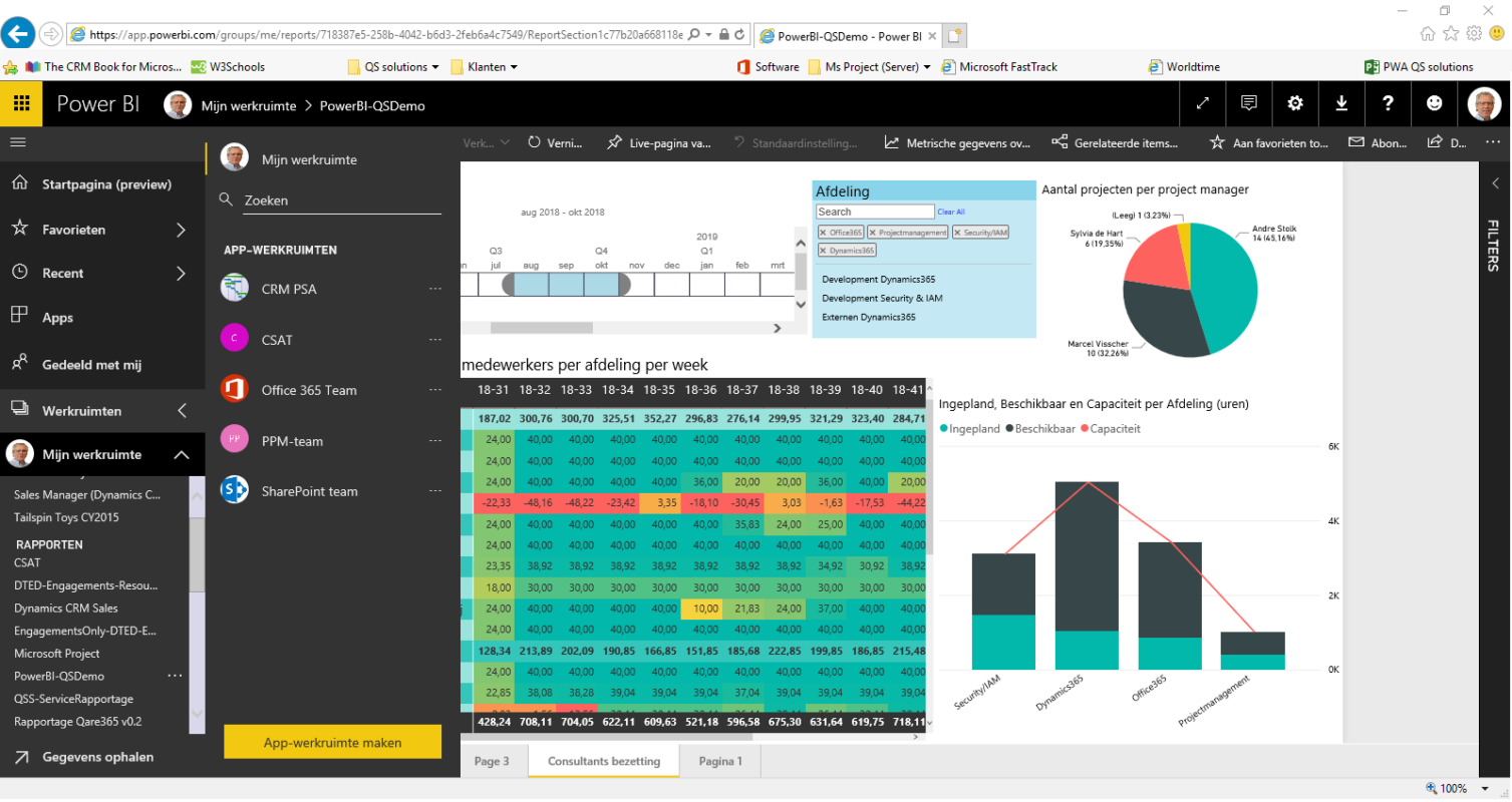Creating reports with Microsoft Power BI - QS solutions EN